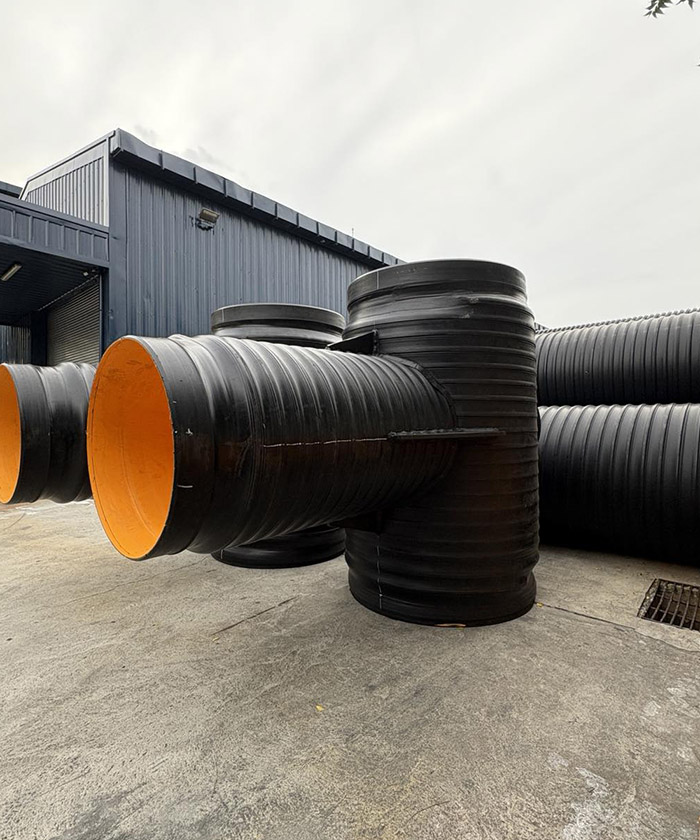HDPE Manholes Pipes for Standard, Tangential and Special Pipe